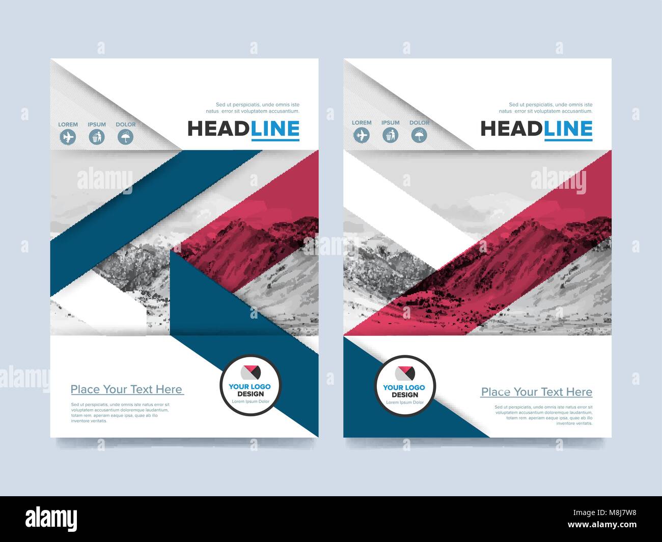Brochure layout design vector illustration Stock Vector Image & Art - Alamy