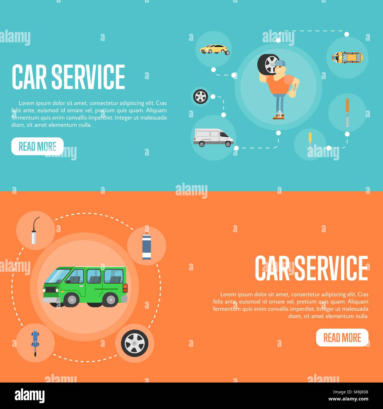 Car service illustration Stock Vector Image & Art - Alamy
