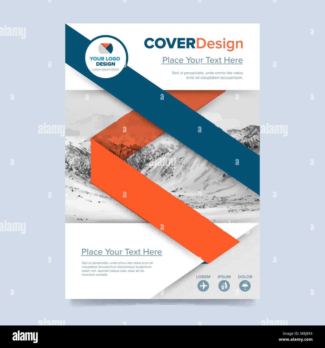 Brochure layout design vector illustration Stock Vector Image & Art - Alamy