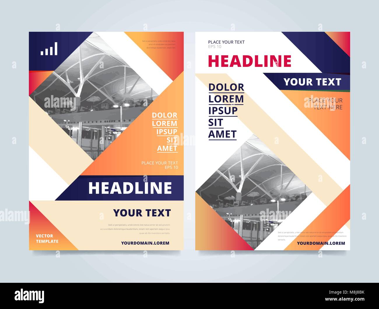 Brochure layout design vector illustration Stock Vector Image & Art - Alamy