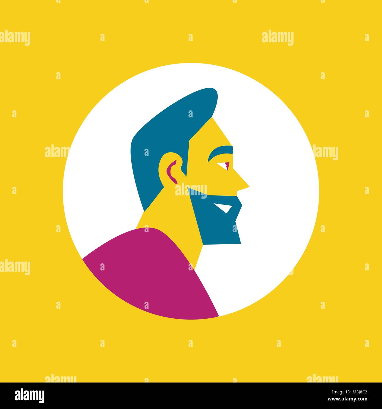 Round avatar hi-res stock photography and images - Alamy