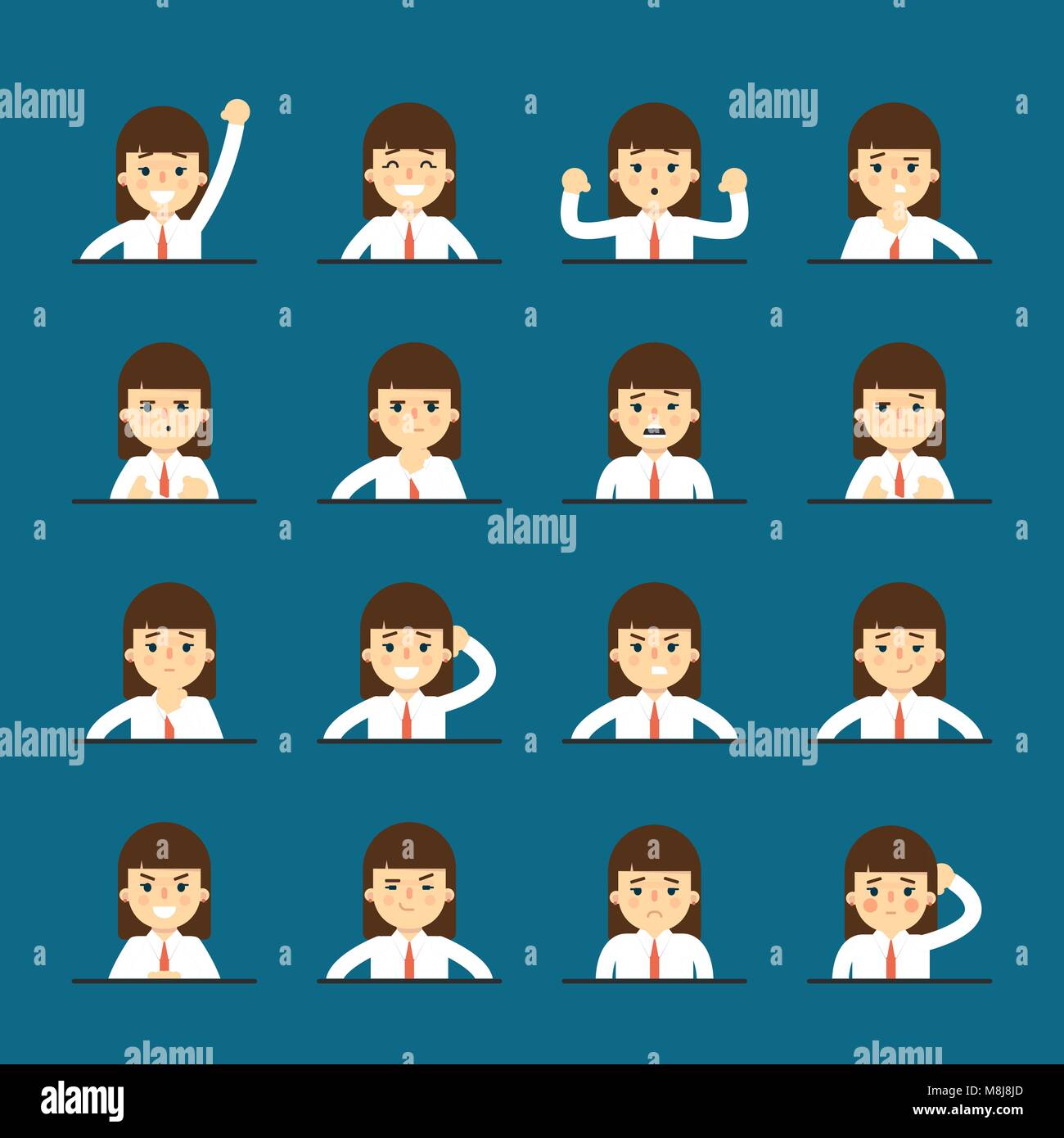 Expressing different emotions hi-res stock photography and images - Alamy