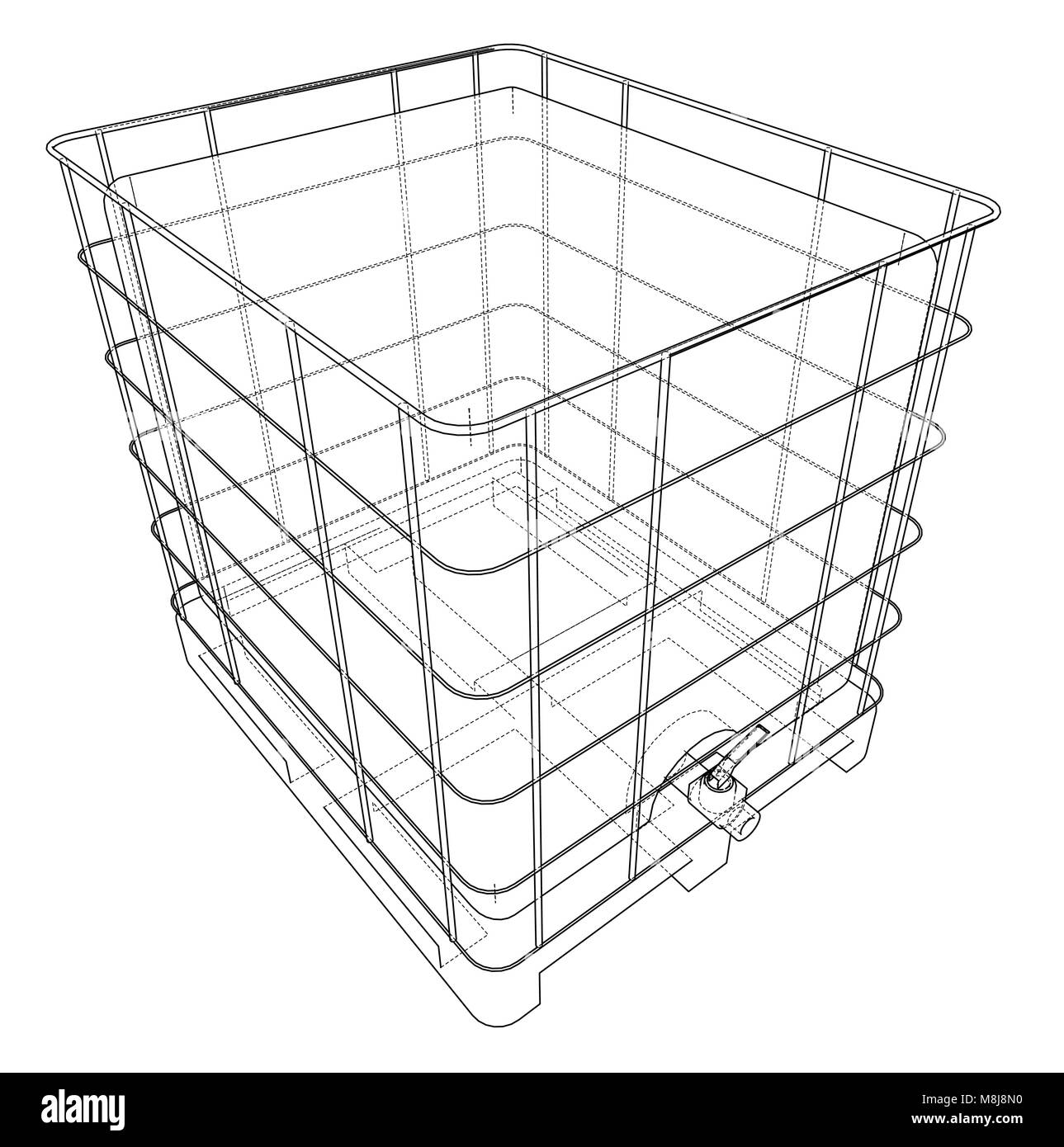 Bulk containers Cut Out Stock Images & Pictures - Alamy