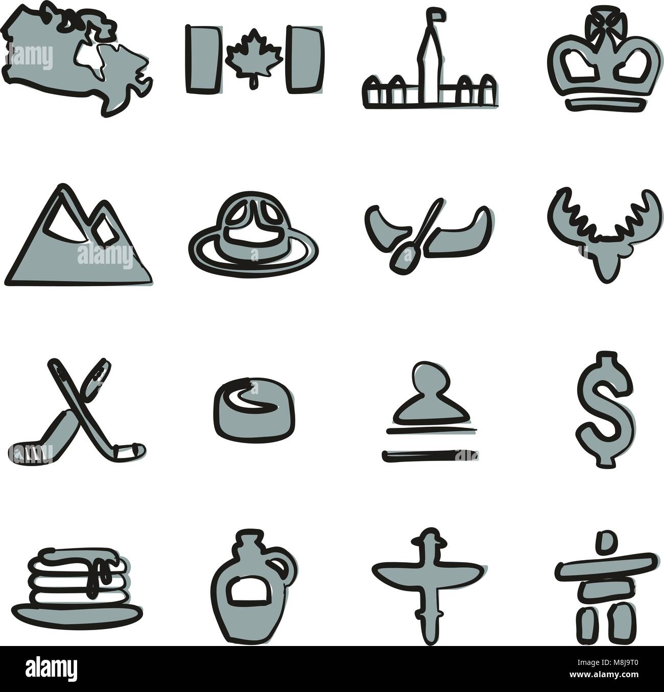 Map of inuit hi-res stock photography and images - Alamy