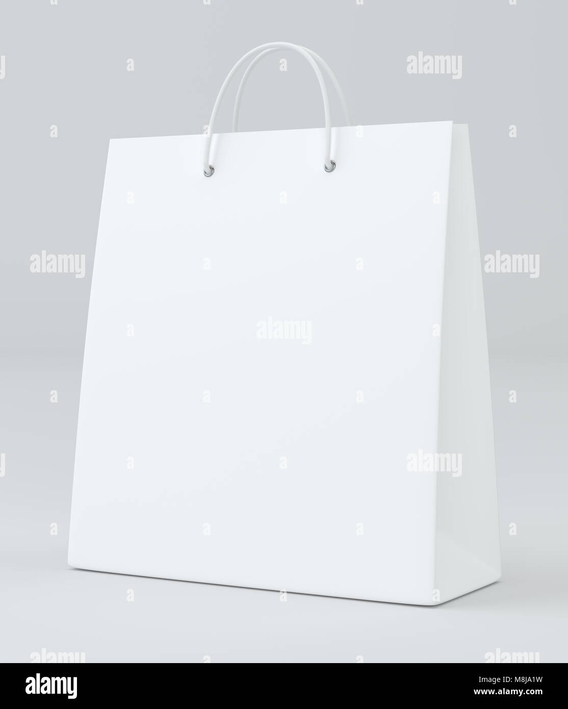 Empty Shopping Bag for advertising and branding. 3d illustration Stock ...