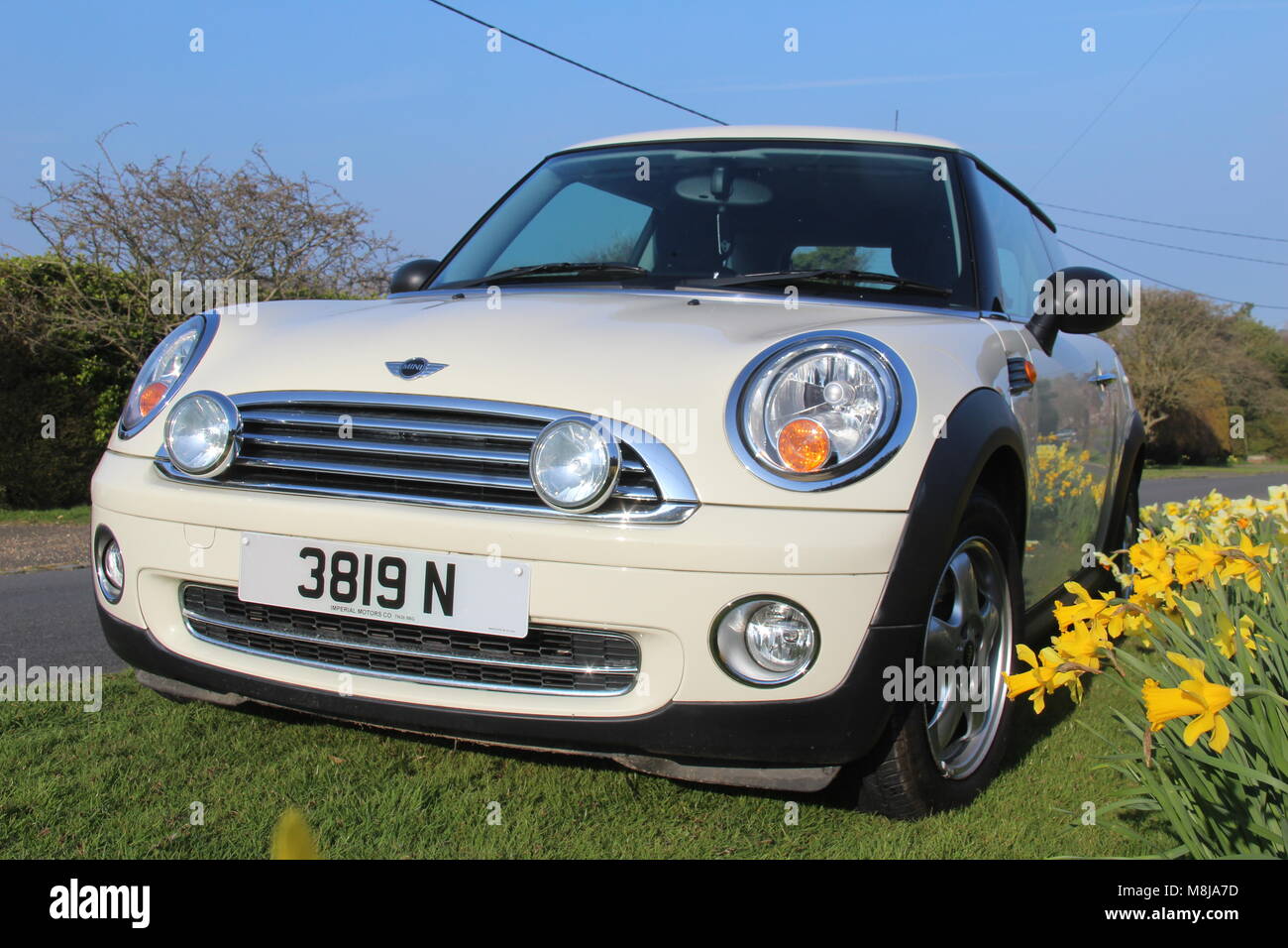 A BMW NEW MINI CAR Stock Photo - Alamy