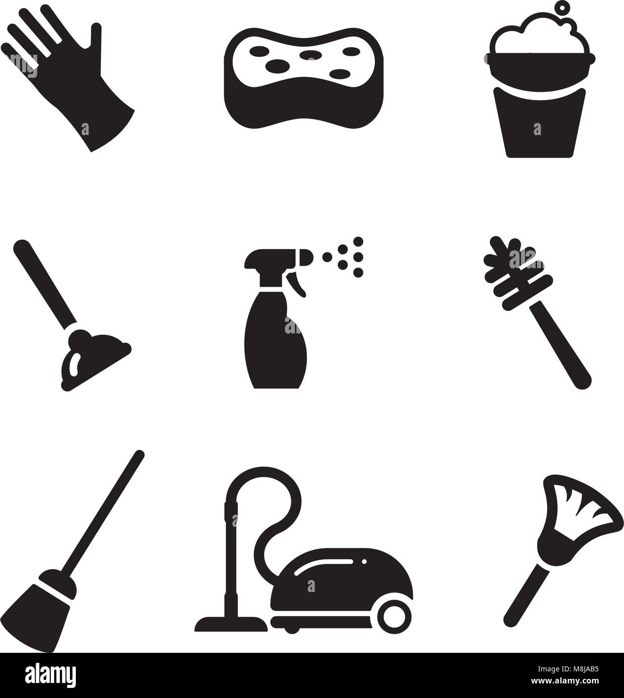 Simple vector cleaning brush Stock Vector Images - Alamy