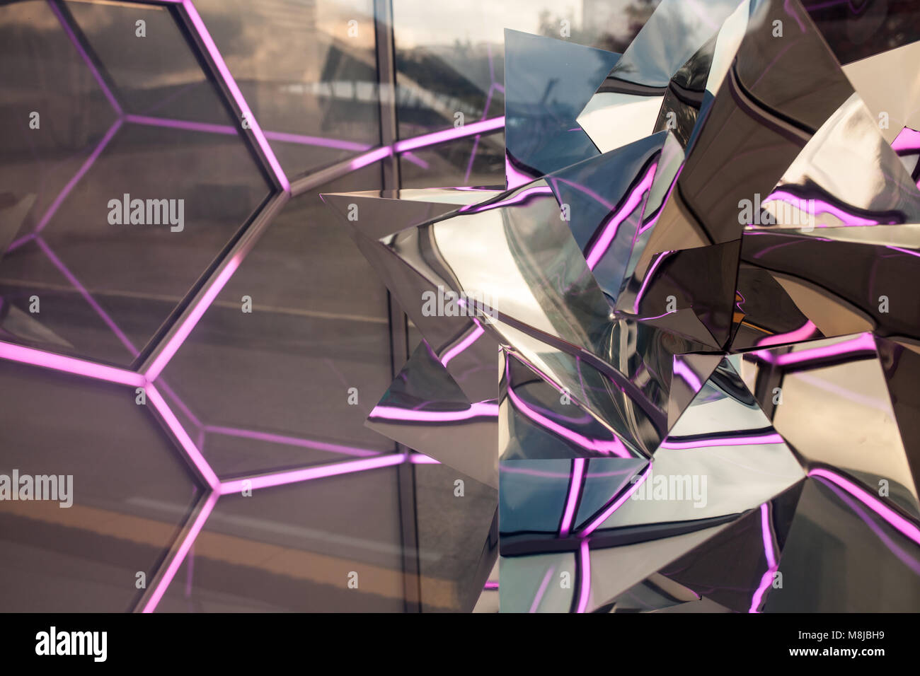 abstract transparent reflection background with color line Stock Photo ...