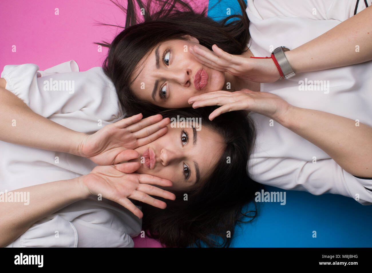 Girls expression hi-res stock photography and images - Alamy