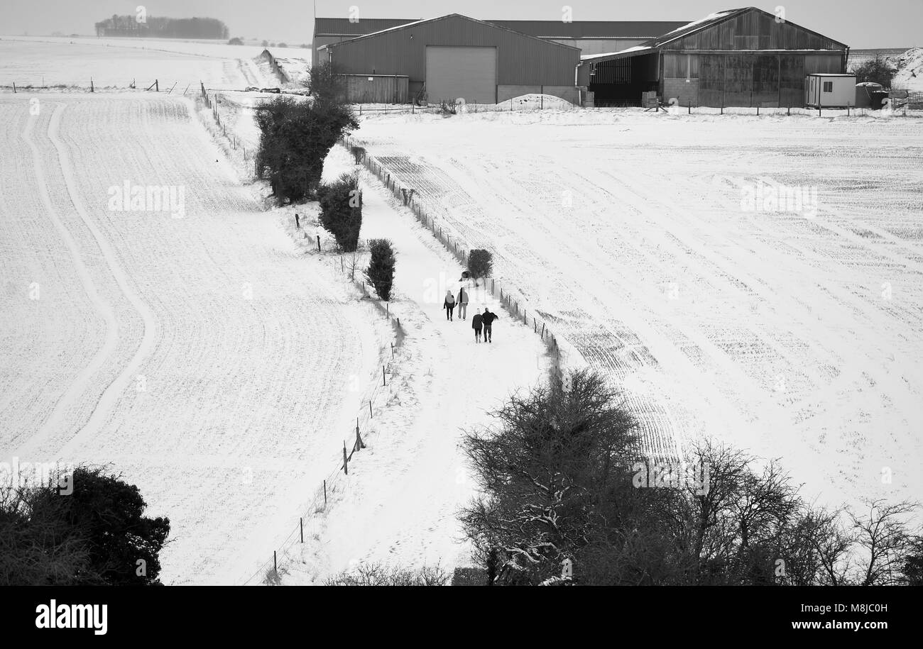 Salisbury Snow Wiltshire High Resolution Stock Photography and Images ...