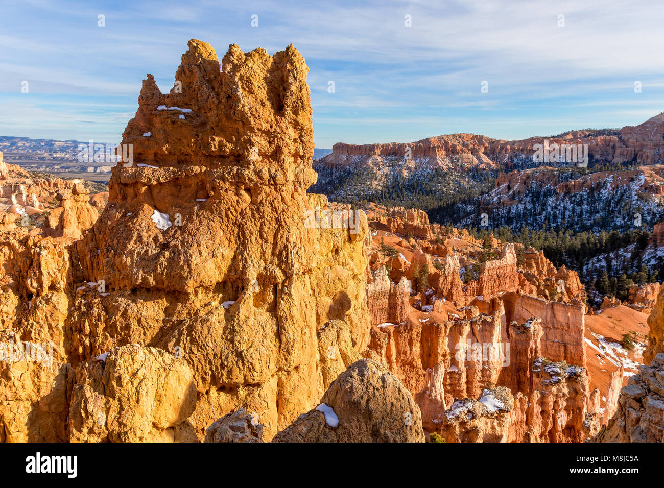 Bryce Canyon National Park Utah Winter Landscape Stock Photo - Alamy