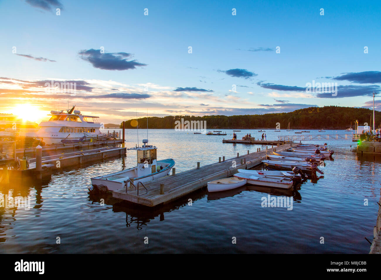 Bar Harbor in the Acadia National Park Stock Photo - Alamy