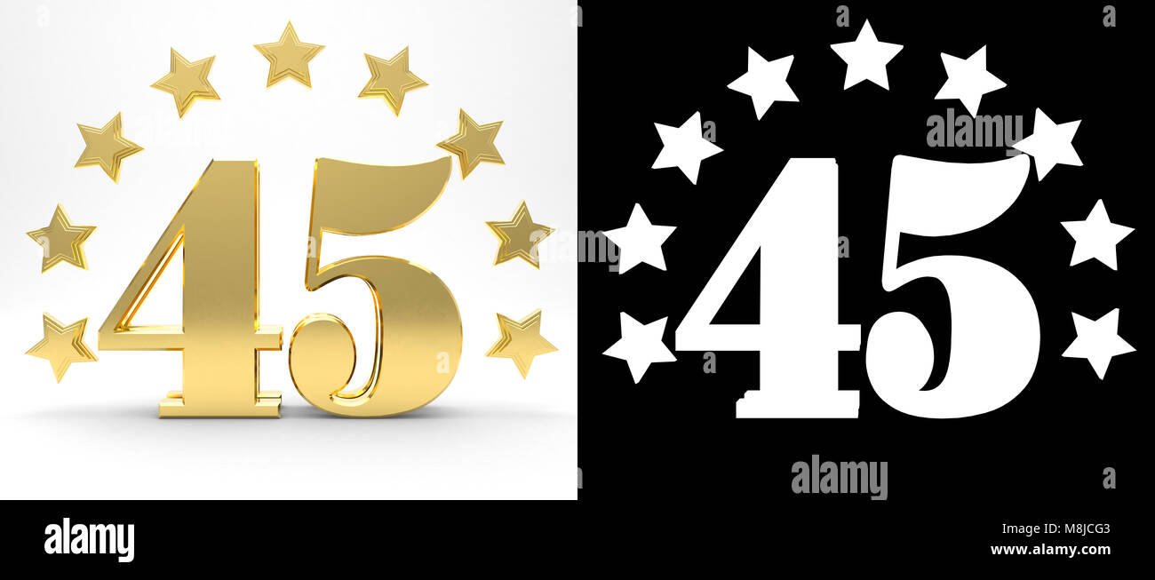 Number forty five on hi-res stock photography and images - Alamy