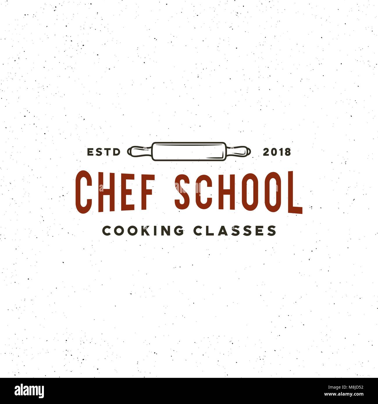 vintage cooking classes logo. retro styled culinary school emblem ...