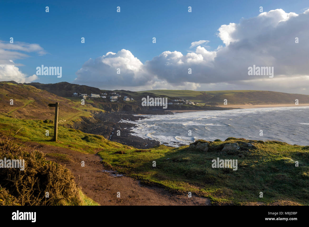 Great British Landscapes - North Devon Coastline (Woolacombe Bay Stock ...