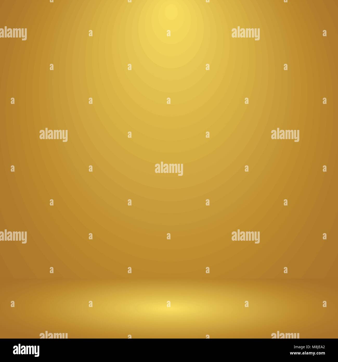 Luxury Gold Studio room background with Spotlights well use as Business ...