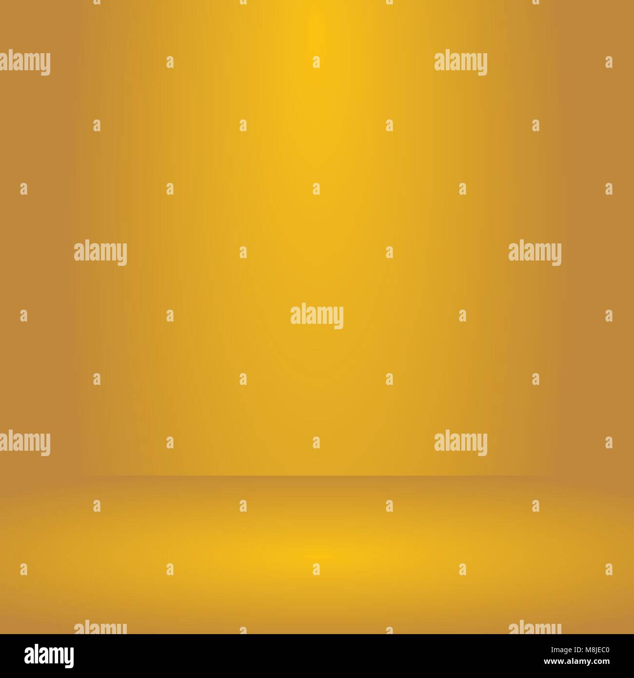 Luxury Gold Studio room background with Spotlights well use as Business ...