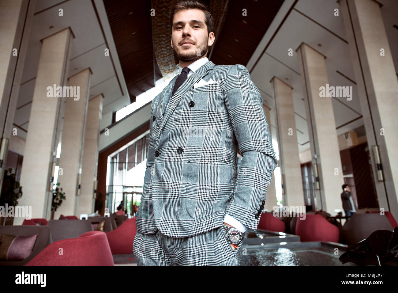 Smartly dressed male model hi-res stock photography and images - Alamy