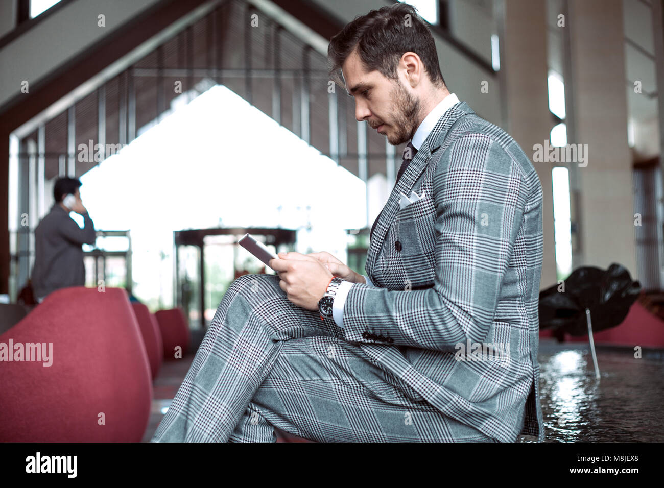 Smartly dressed male model hi-res stock photography and images - Alamy