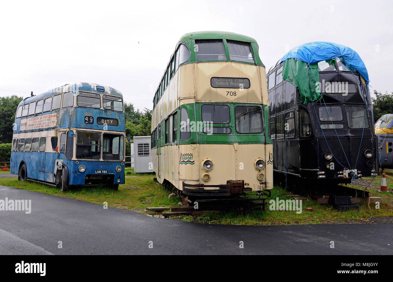 Blackpool balloon tram hi-res stock photography and images - Alamy
