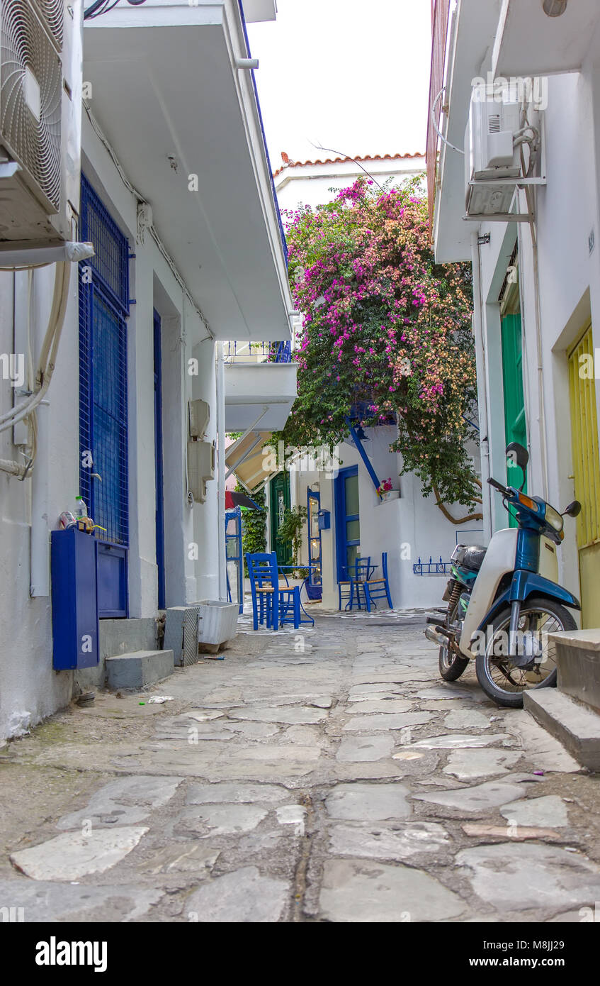 Skiathos Street View High Resolution Stock Photography and Images - Alamy