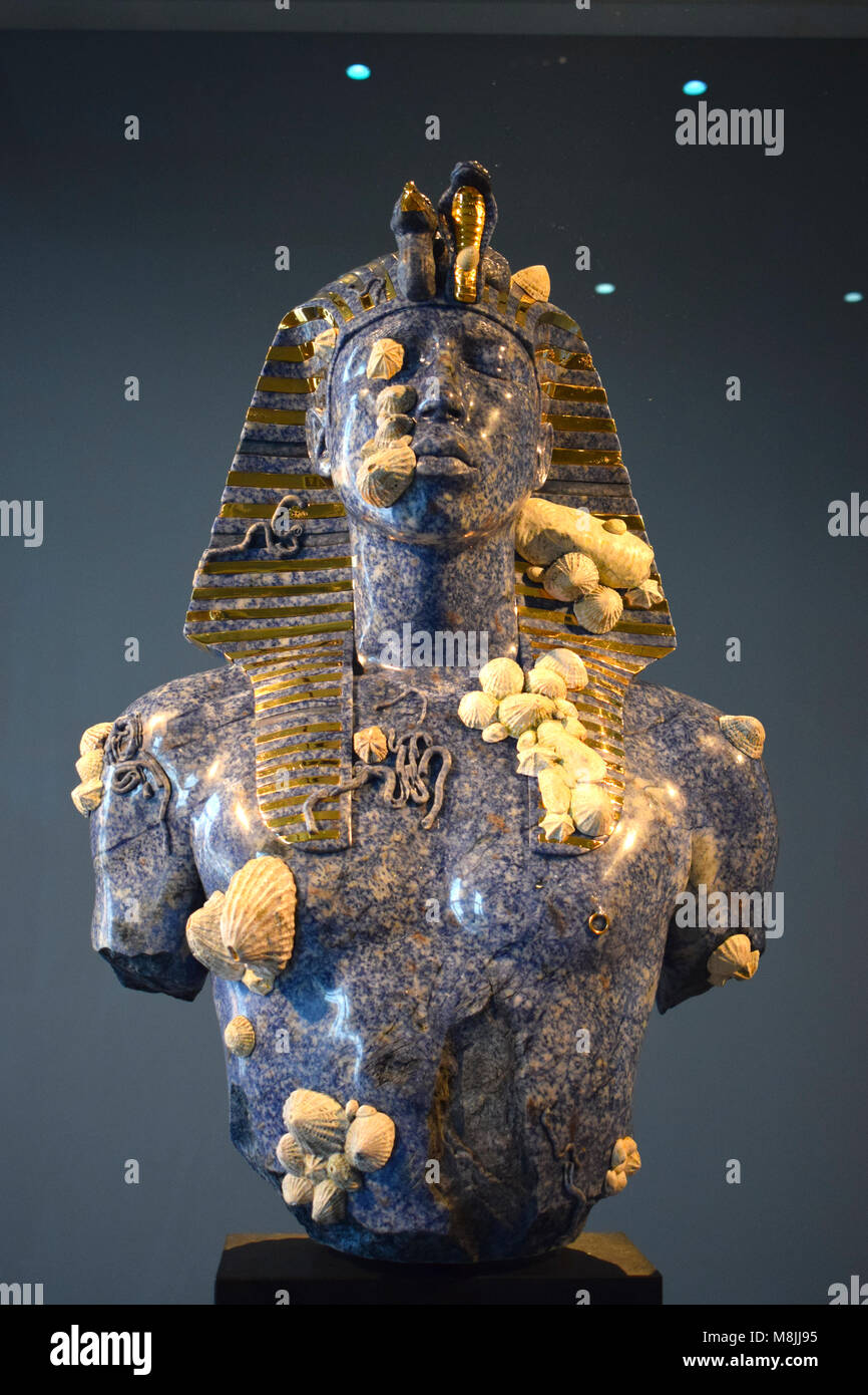 A Damien Hirst sculpture from the exhibition 'Treasures From The Wreck ...