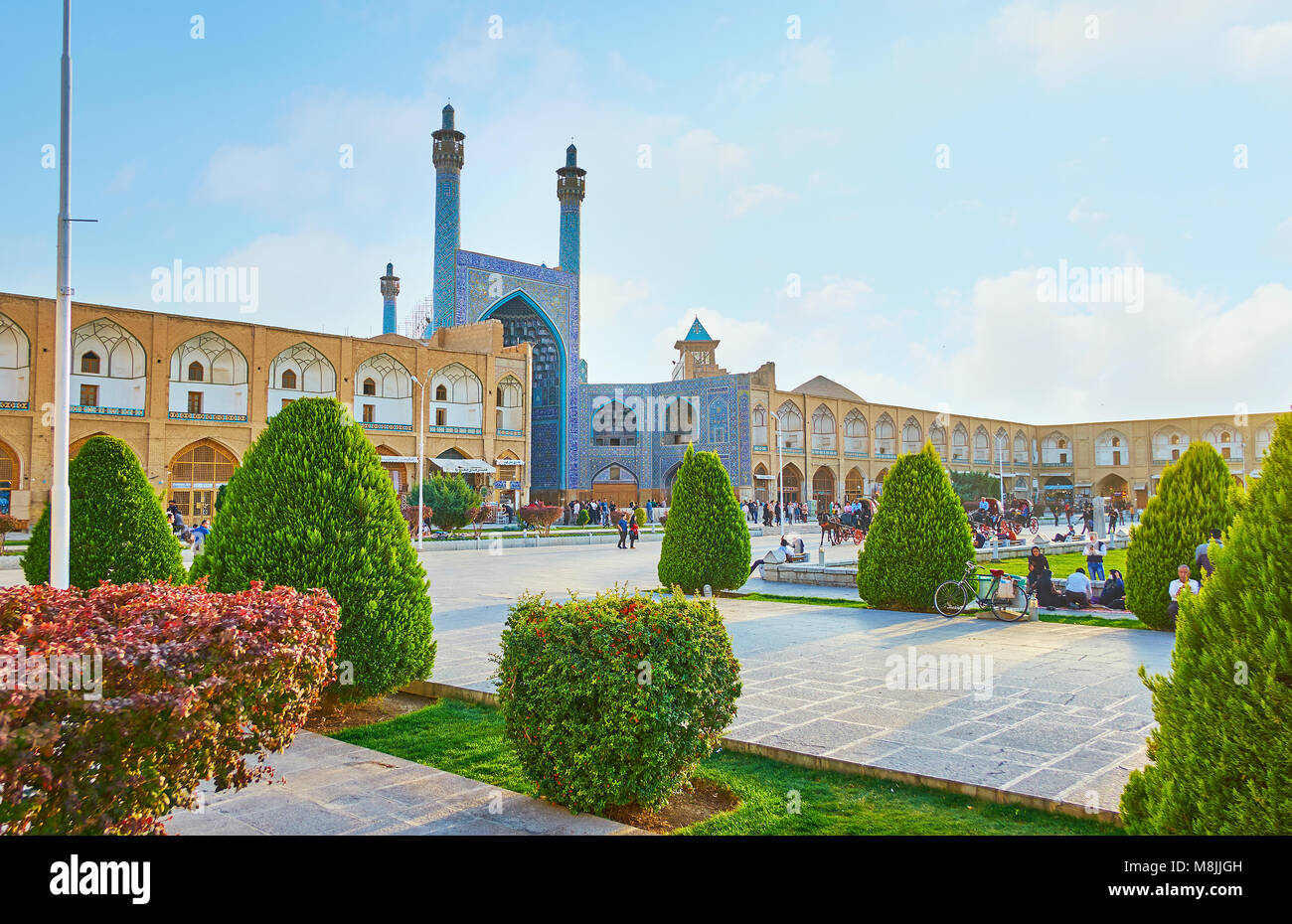 ISFAHAN, IRAN - OCTOBER 20, 2017: The Naqsh-e Jahan square is the main ...