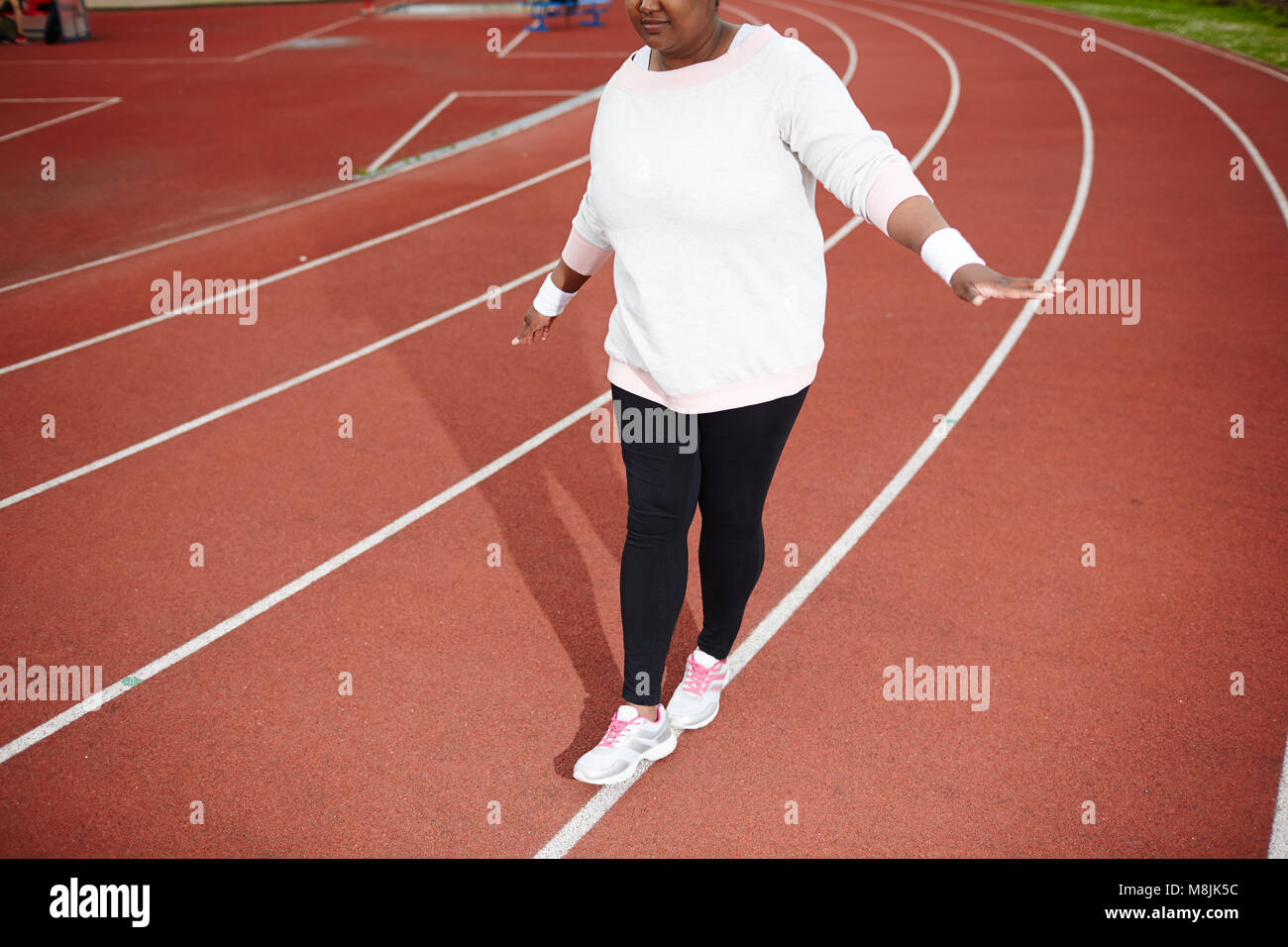 Walk along race track Stock Photo - Alamy