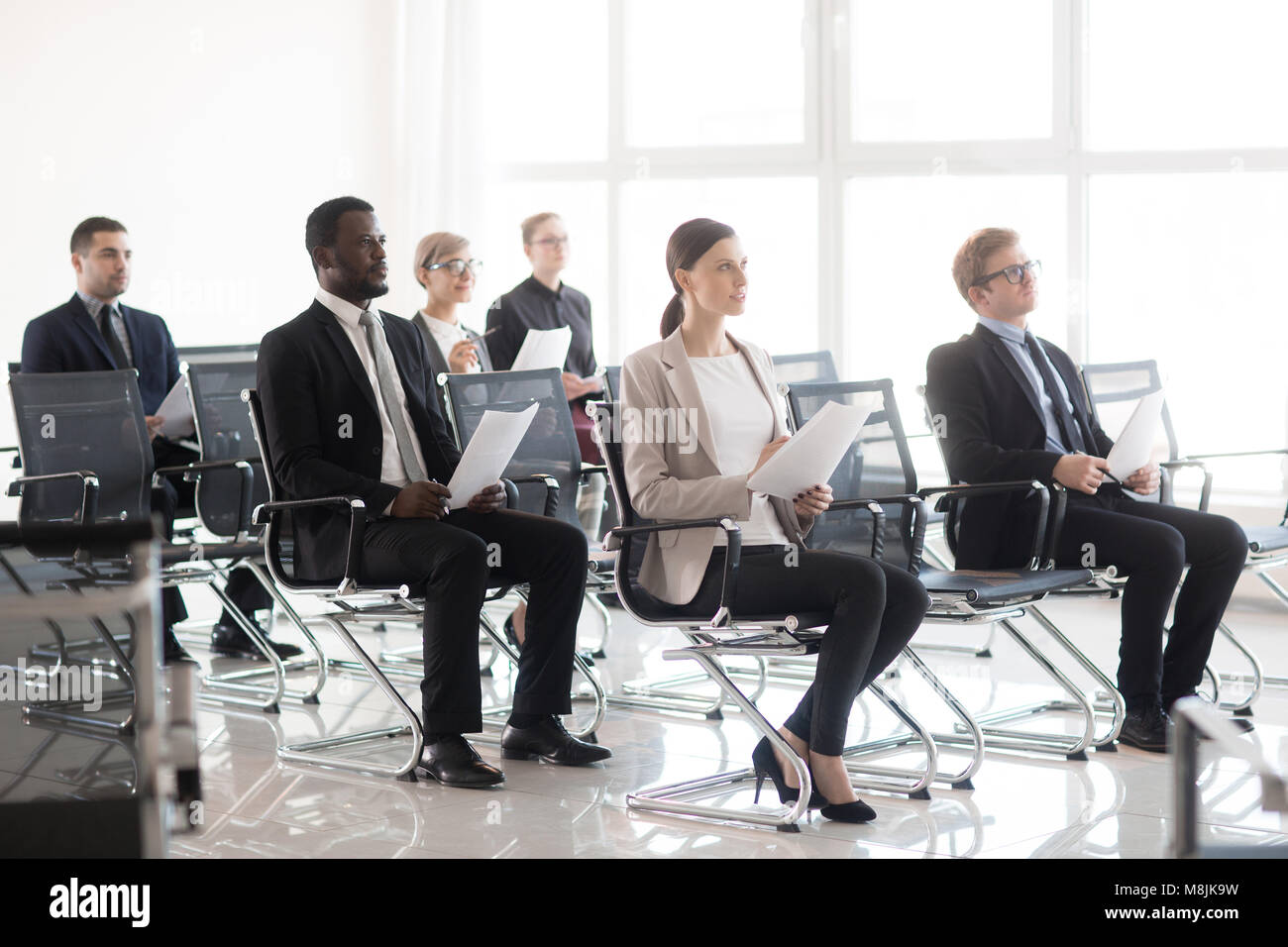 People at conference Stock Photo - Alamy