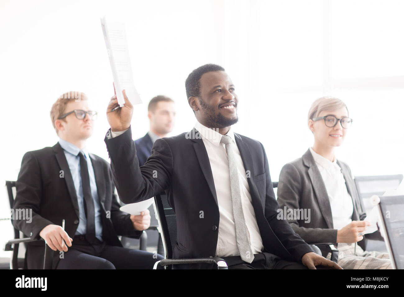 Asking question and adult hi-res stock photography and images - Alamy