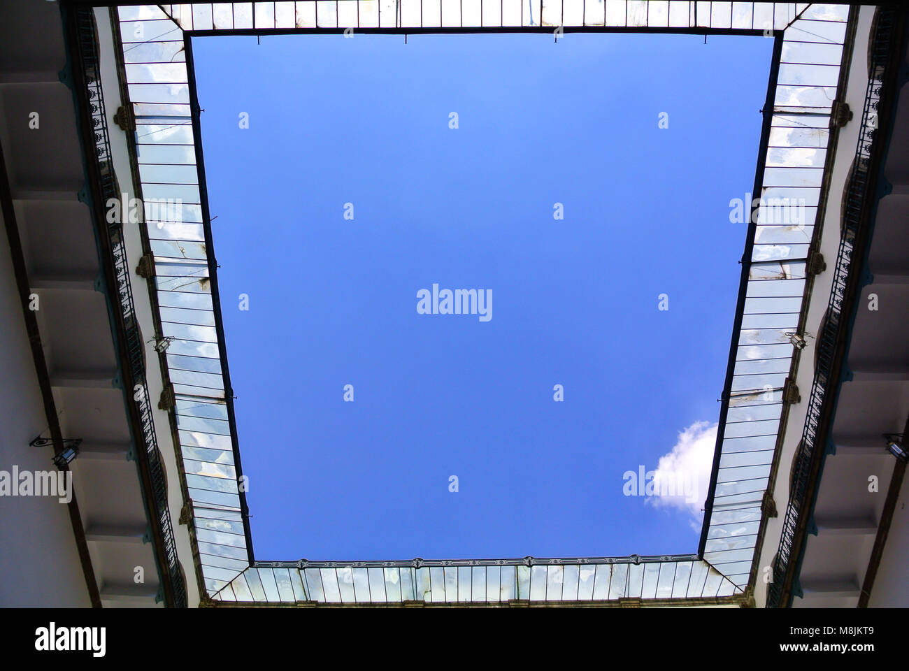 Mexico City, CDMX, Mexico, The ceiling of Palacio Nacional (in English ...