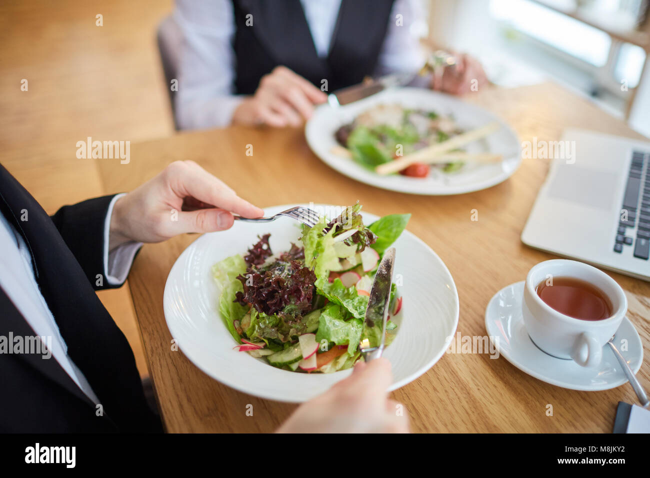 Adult eating human dinner hi-res stock photography and images - Alamy