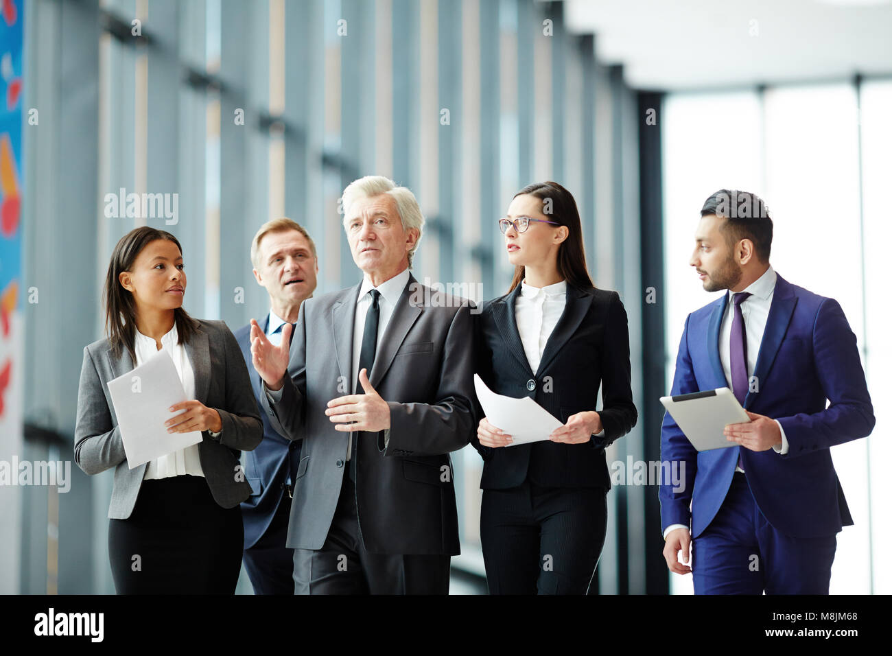 Speech of leader Stock Photo - Alamy