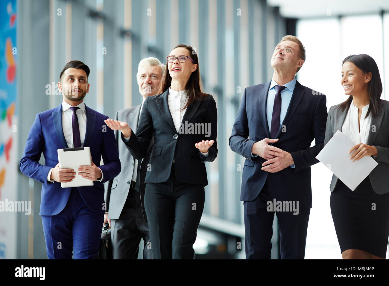 Talking encouraged hi-res stock photography and images - Alamy