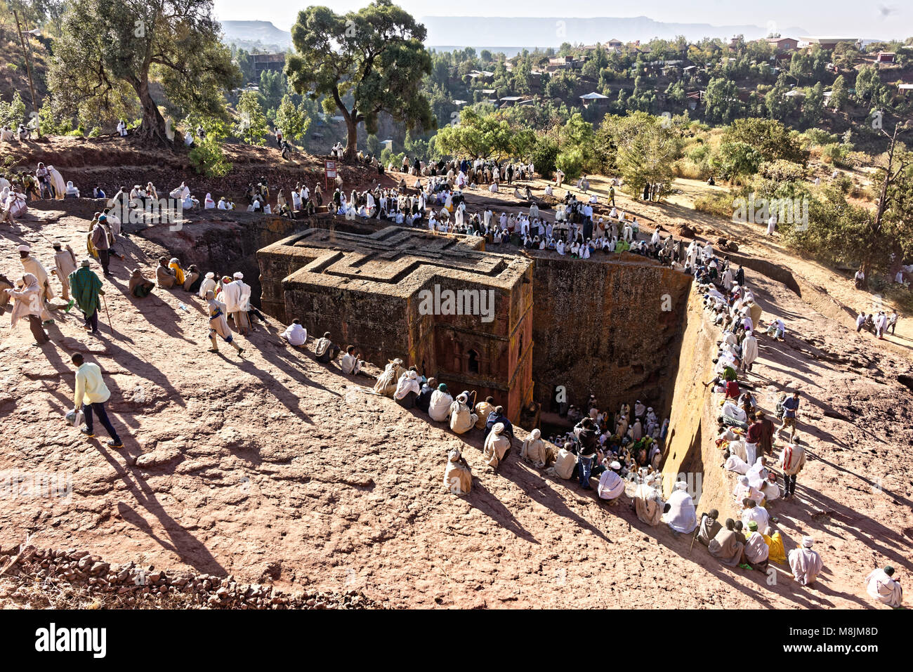 Bete Gyorgis Church, Lalibela, Ethiopia Stock Photo - Alamy