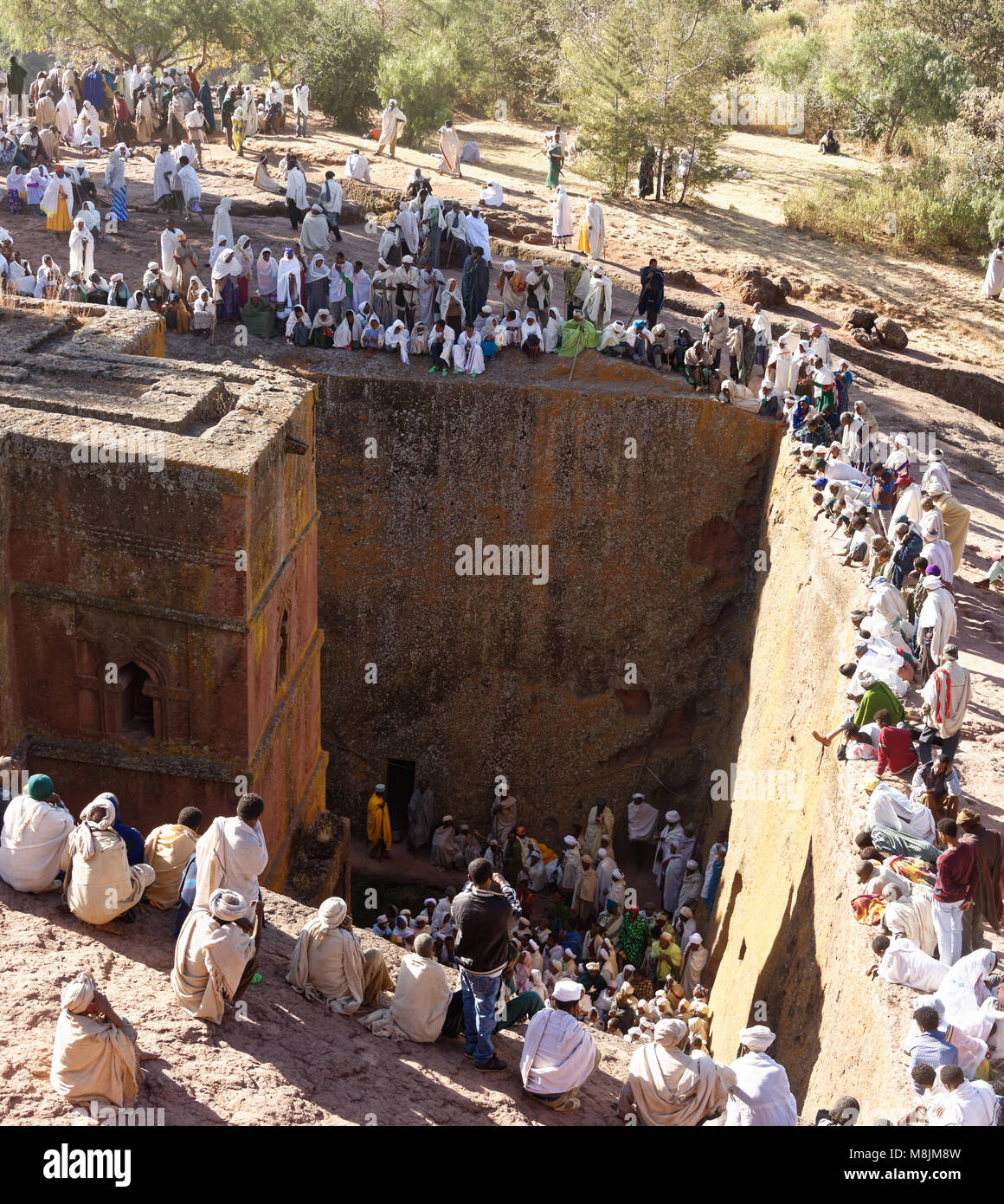Bete Gyorgis Church, Lalibela, Ethiopia Stock Photo - Alamy
