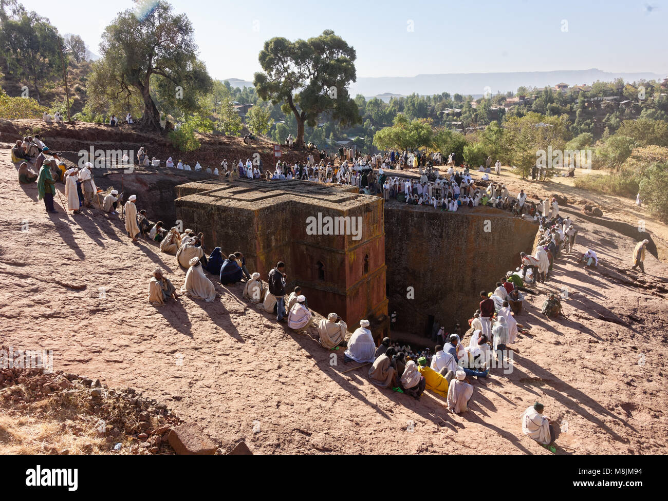 Bete Gyorgis Church, Lalibela, Ethiopia Stock Photo - Alamy