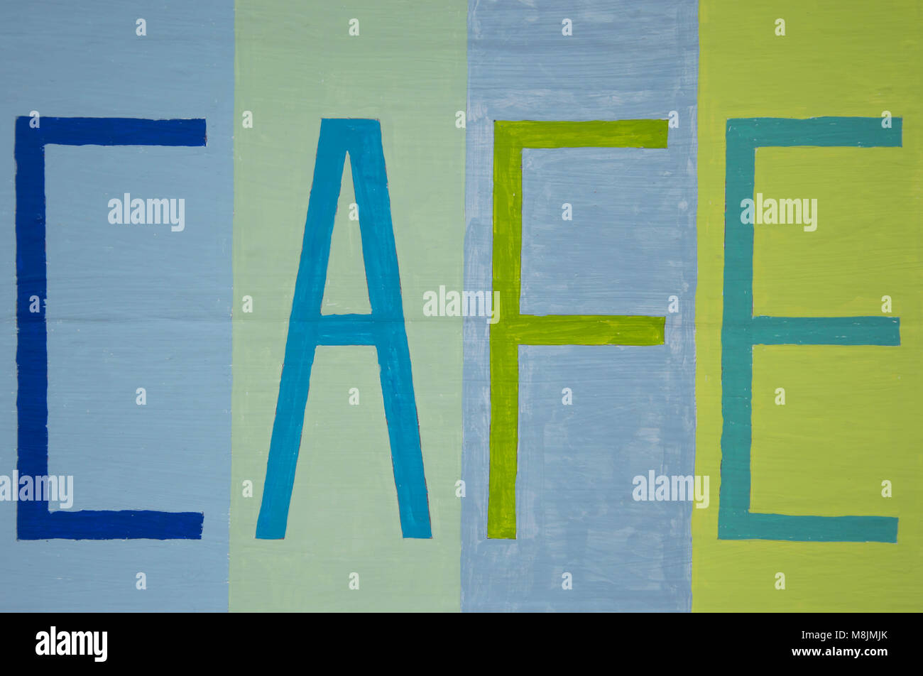 Cafe wall art hi-res stock photography and images - Alamy