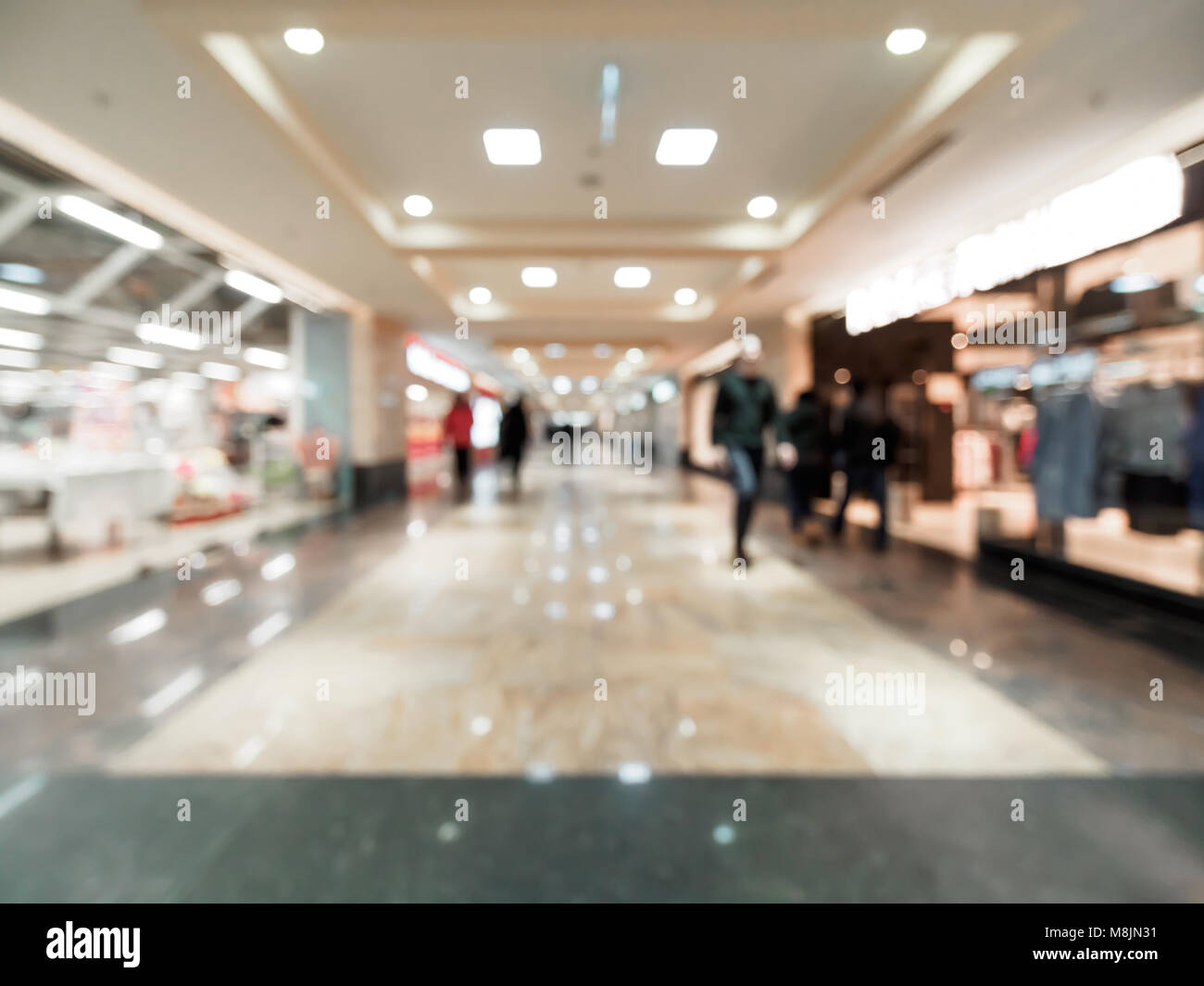 Shopping mall blur background Stock Photo - Alamy
