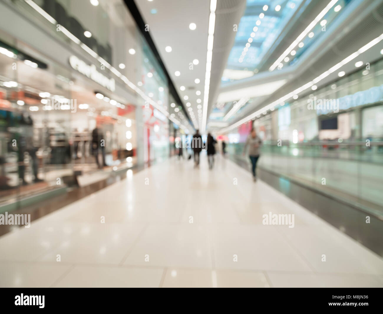 Shopping mall blur background Stock Photo - Alamy