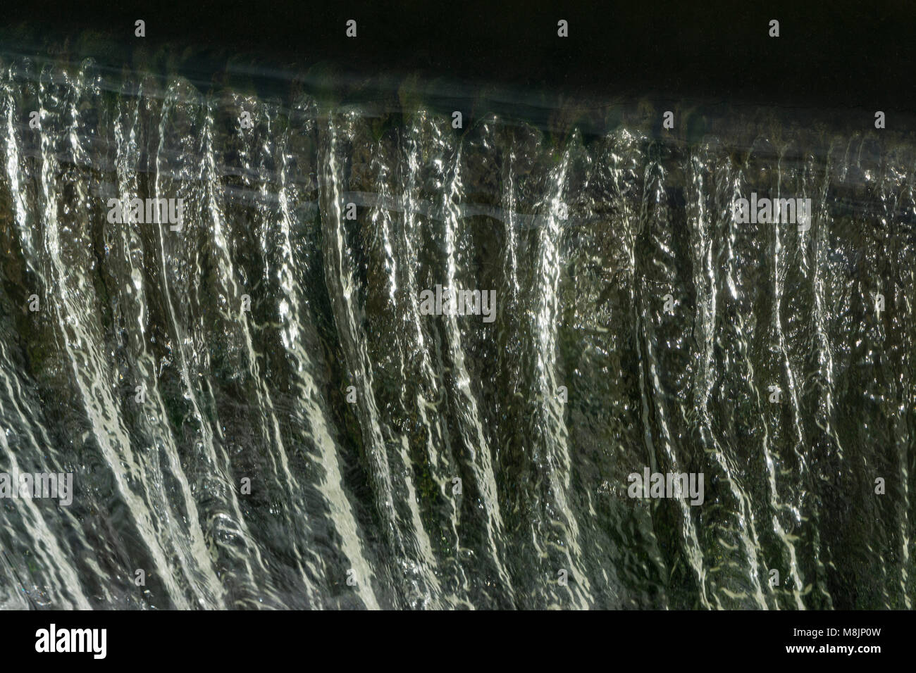 Water pattern flow over wier hi-res stock photography and images - Alamy