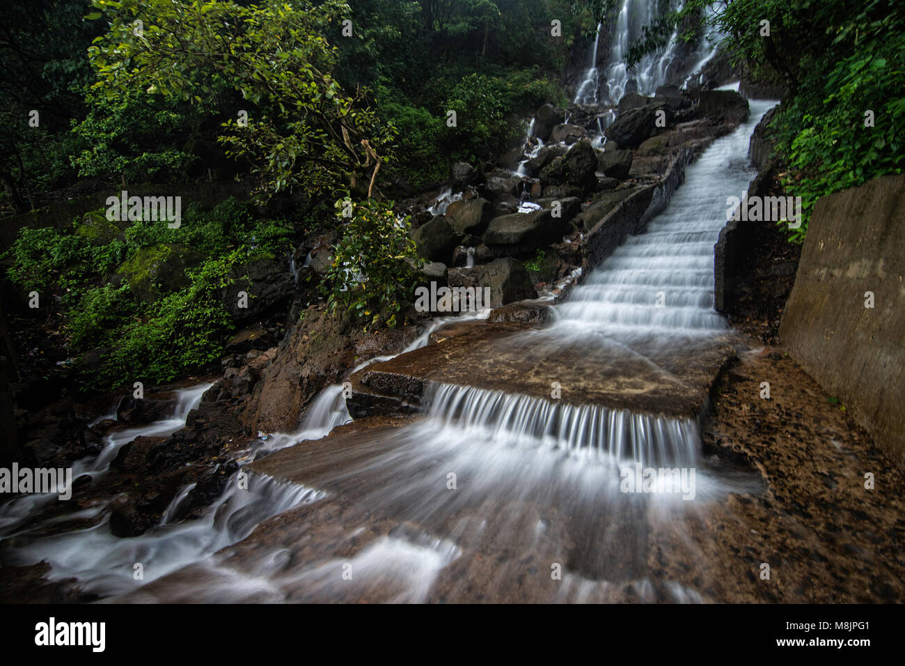 Amboli Waterfall in Amboli Ghat Stock Photo - Alamy
