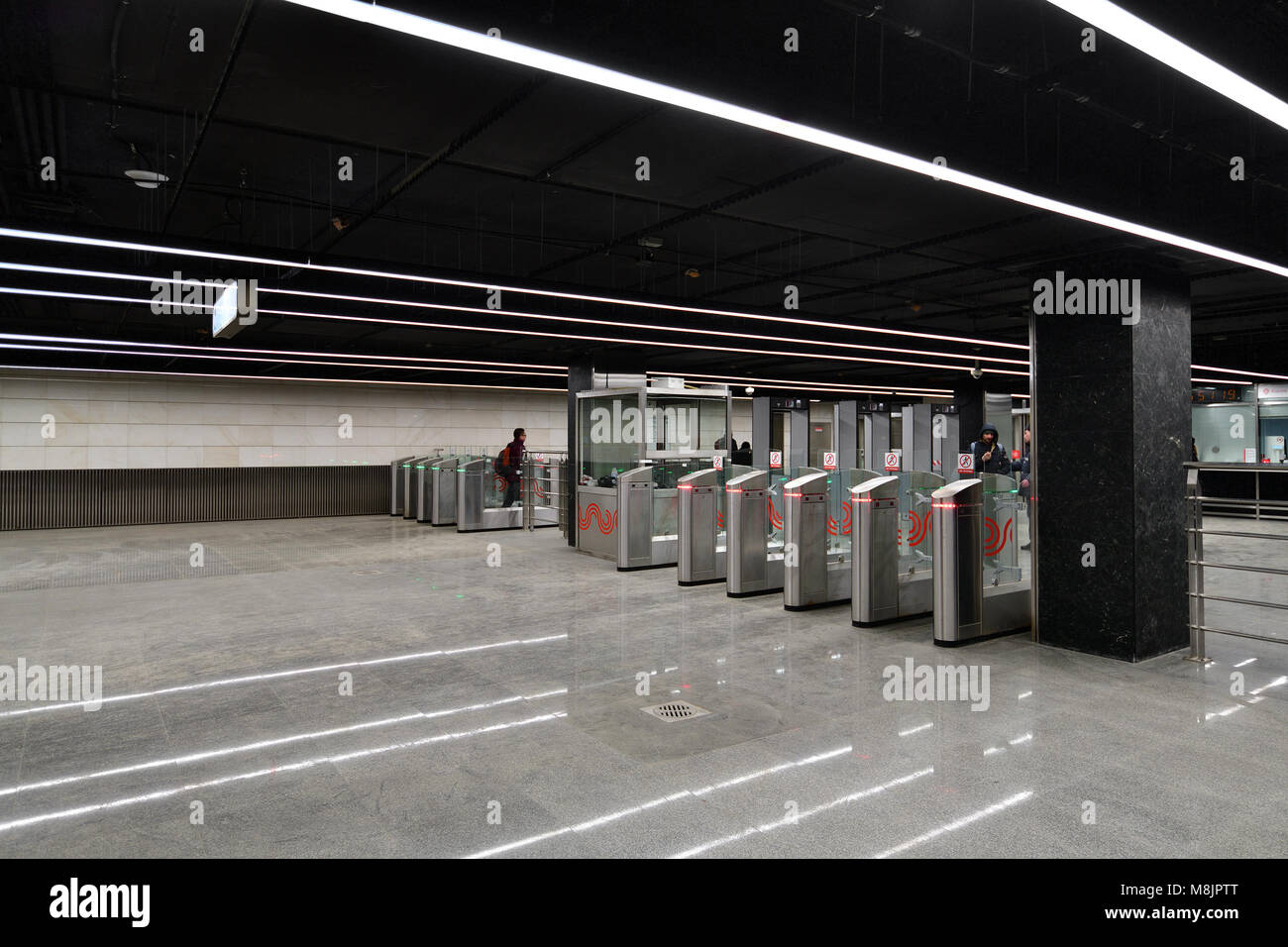 High tech turnstiles hi-res stock photography and images - Alamy