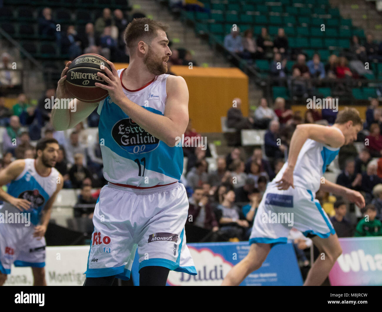 Badalona, Spain. 17th Mar, 2018. 17th March 2018; Nemanja Radovic, #11 ...