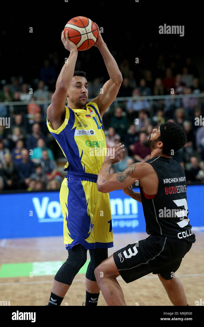 Hagen, Federal Republic Of Germany. 17th Mar, 2018. Joel Aminu #11 ...