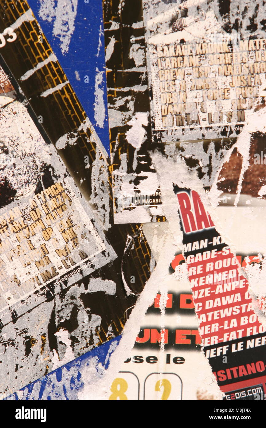 Ripped off posters hi-res stock photography and images - Alamy