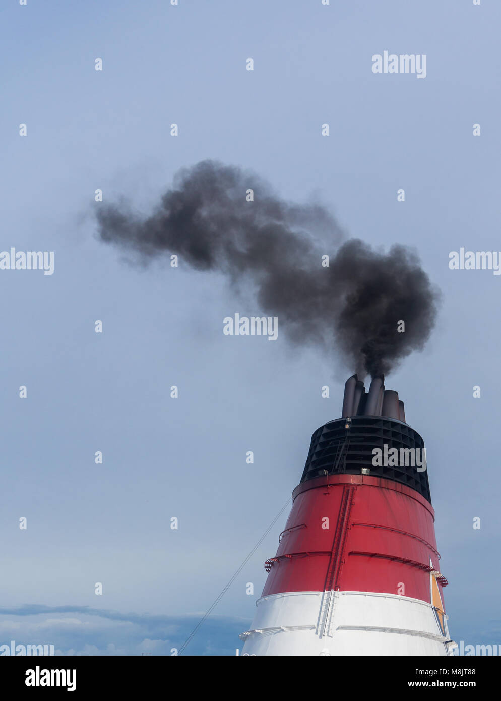 Black red steamship hi-res stock photography and images - Alamy