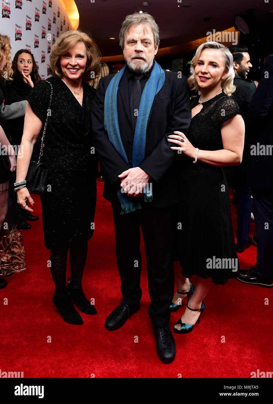 Mark Hamill and wife Marilou (left) attending the Rakuten TV Empire ...