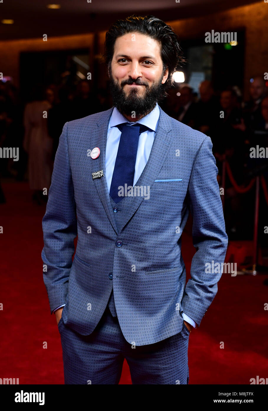 Shazad Latif attending the Rakuten TV Empire Awards 2018 at the ...