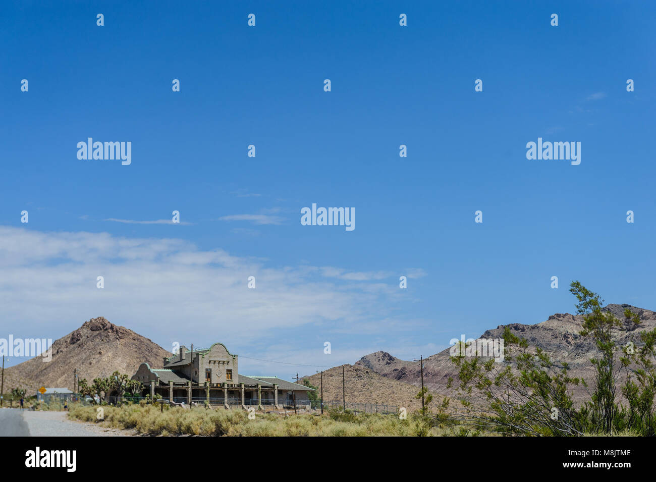 Ruins of Rhyolite Stock Photo - Alamy